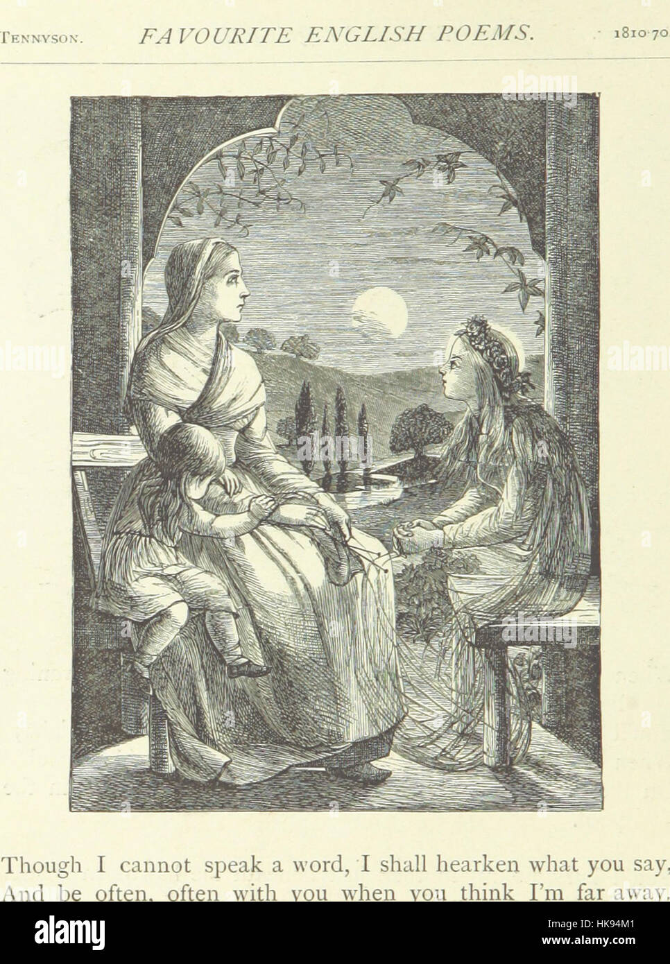 Favourite English poems and poets. Illustrated with ... engravings on ...