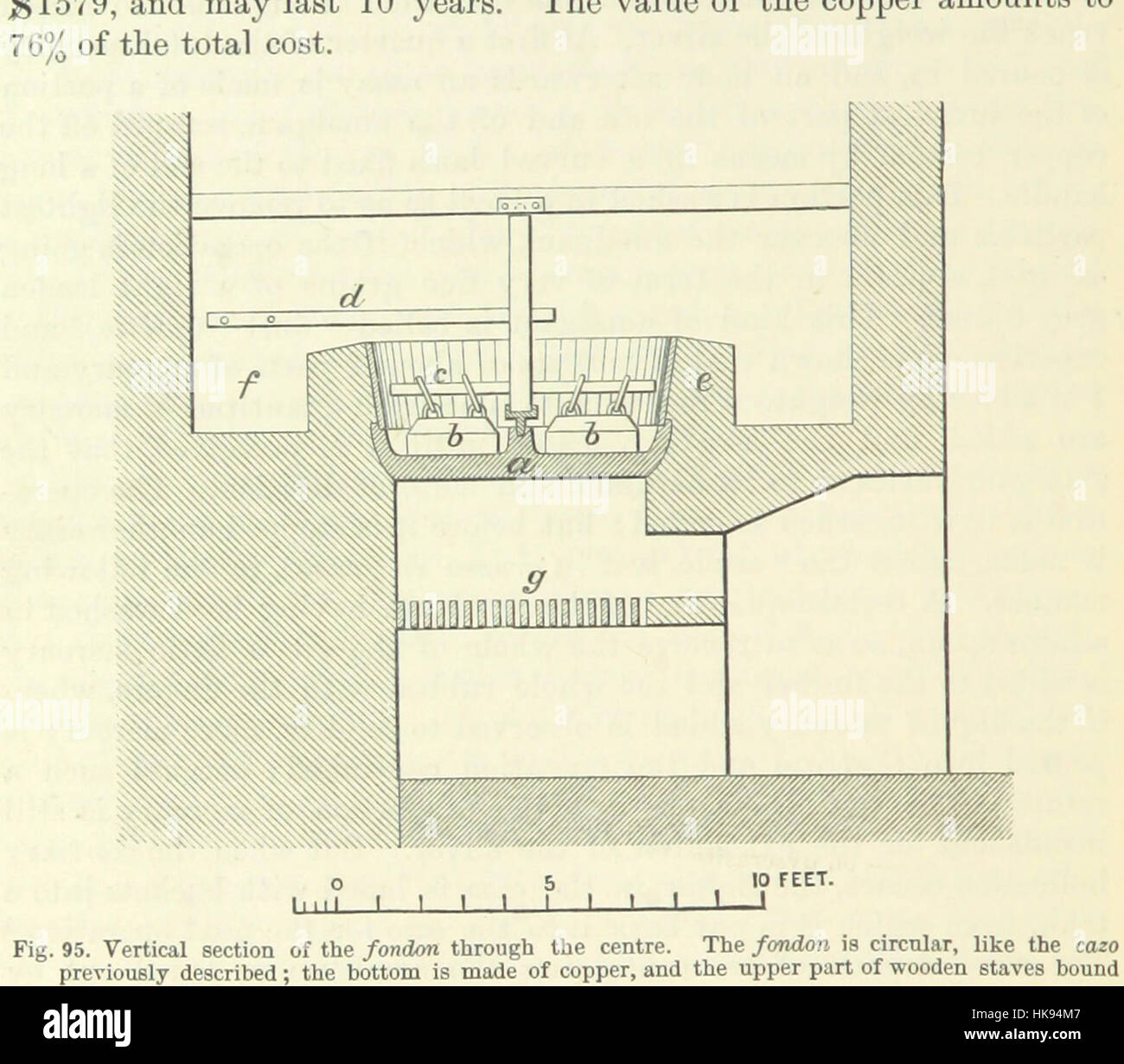 Photograph from 'Metallurgy', illustrating the process of extracting ...