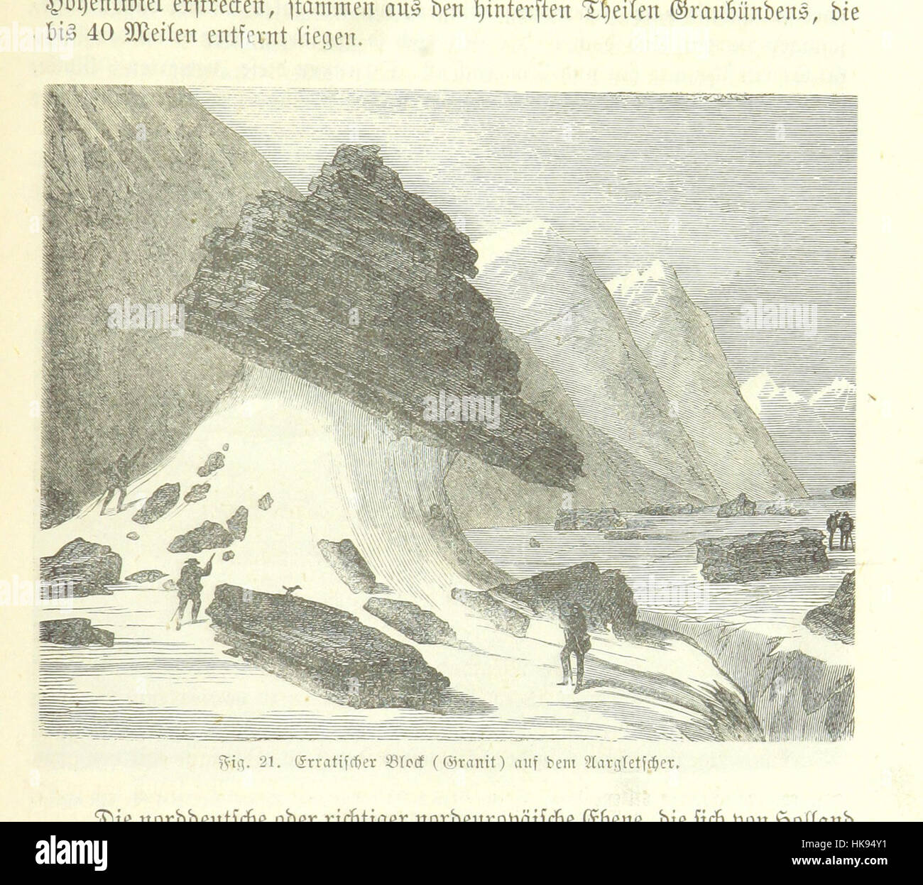 Image from 'Der vorgeschichtliche Mensch,' illustrating the origin and ...