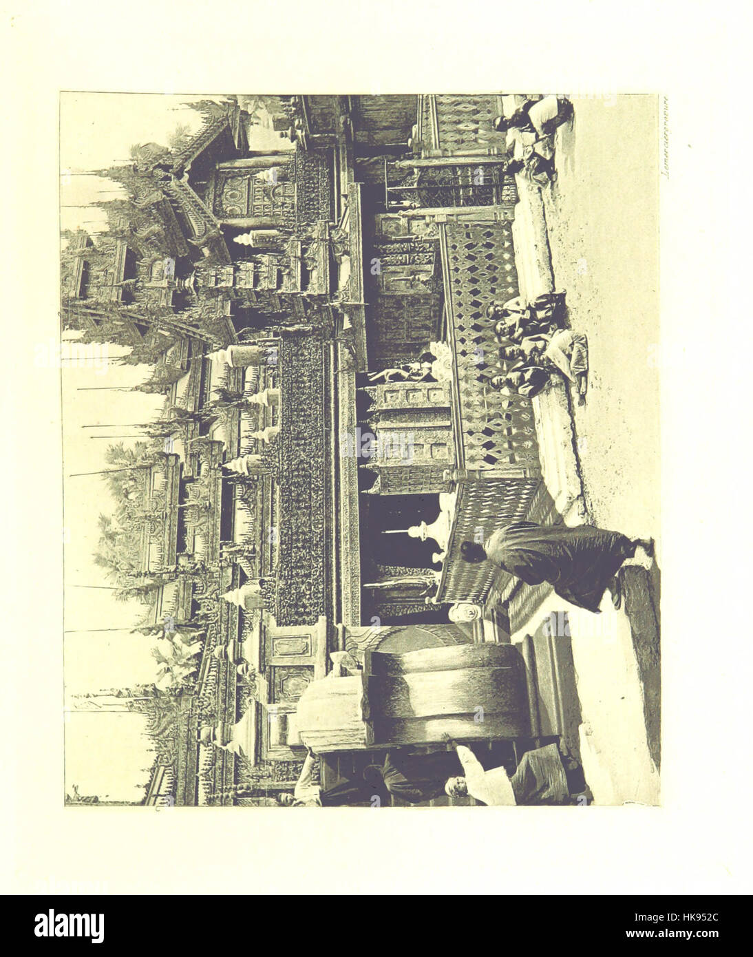 Illustration from 'Picturesque Burma, Past and Present', depicting both ...