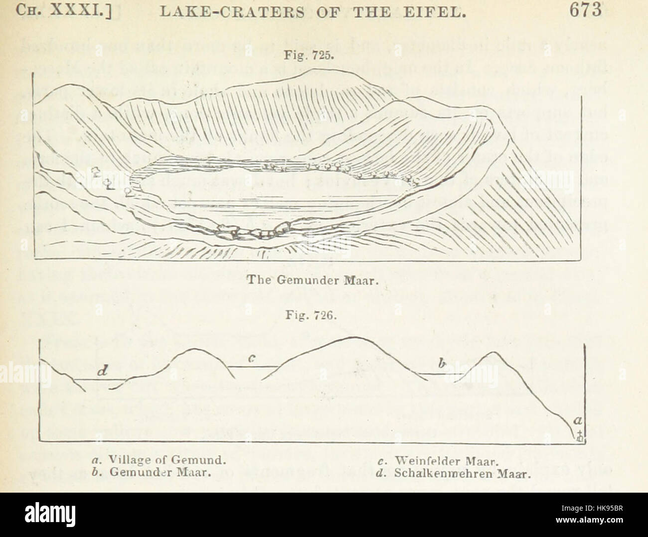 Page from the 'Elements of Geology,' the sixth edition, illustrating ...