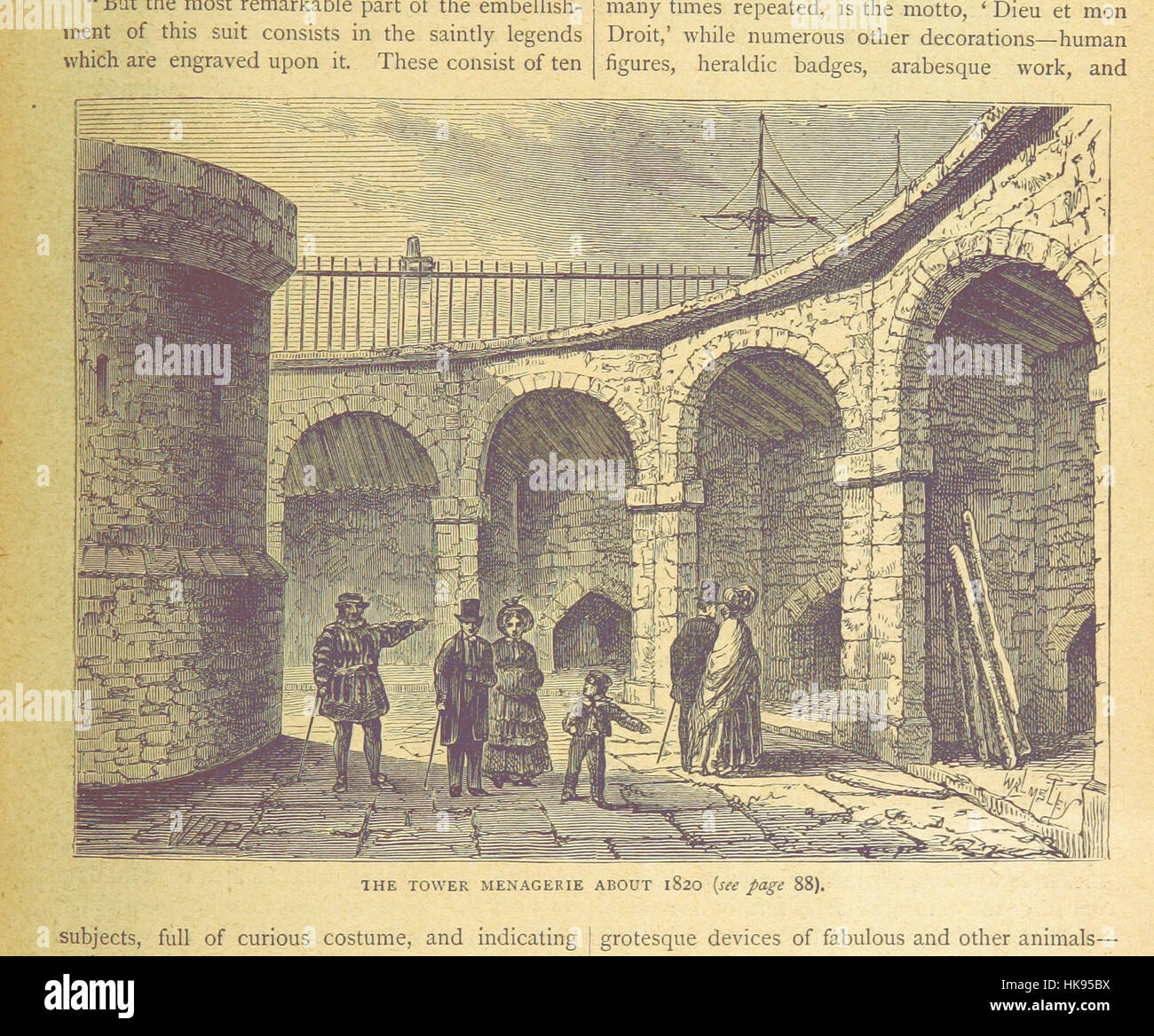 An image from 'Old & New London,' illustrating the transformation of ...