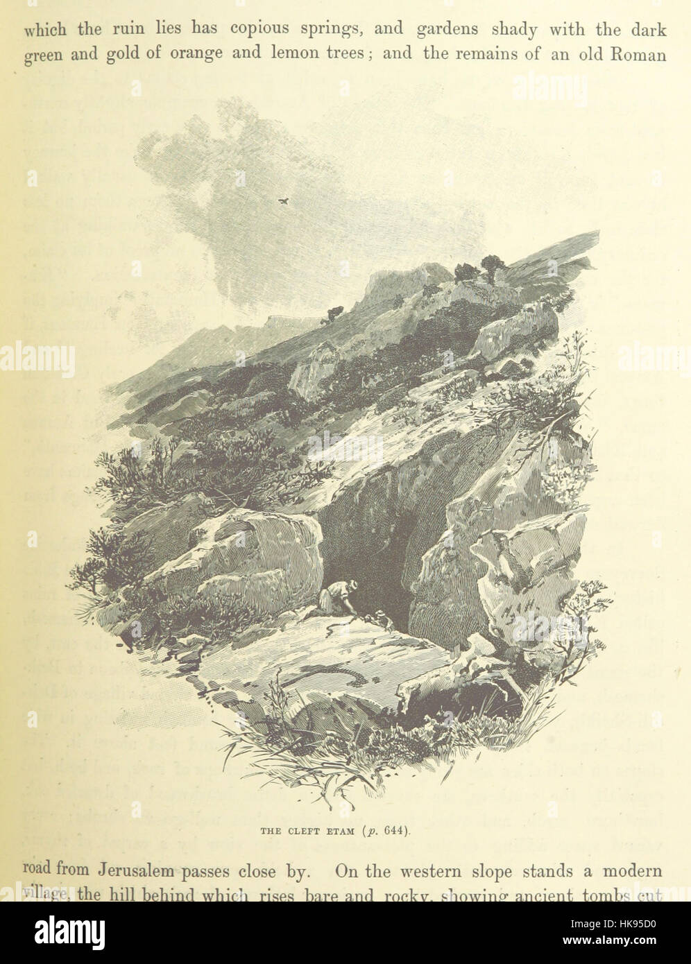 Image from 'The Holy Land and the Bible', showing scripture ...