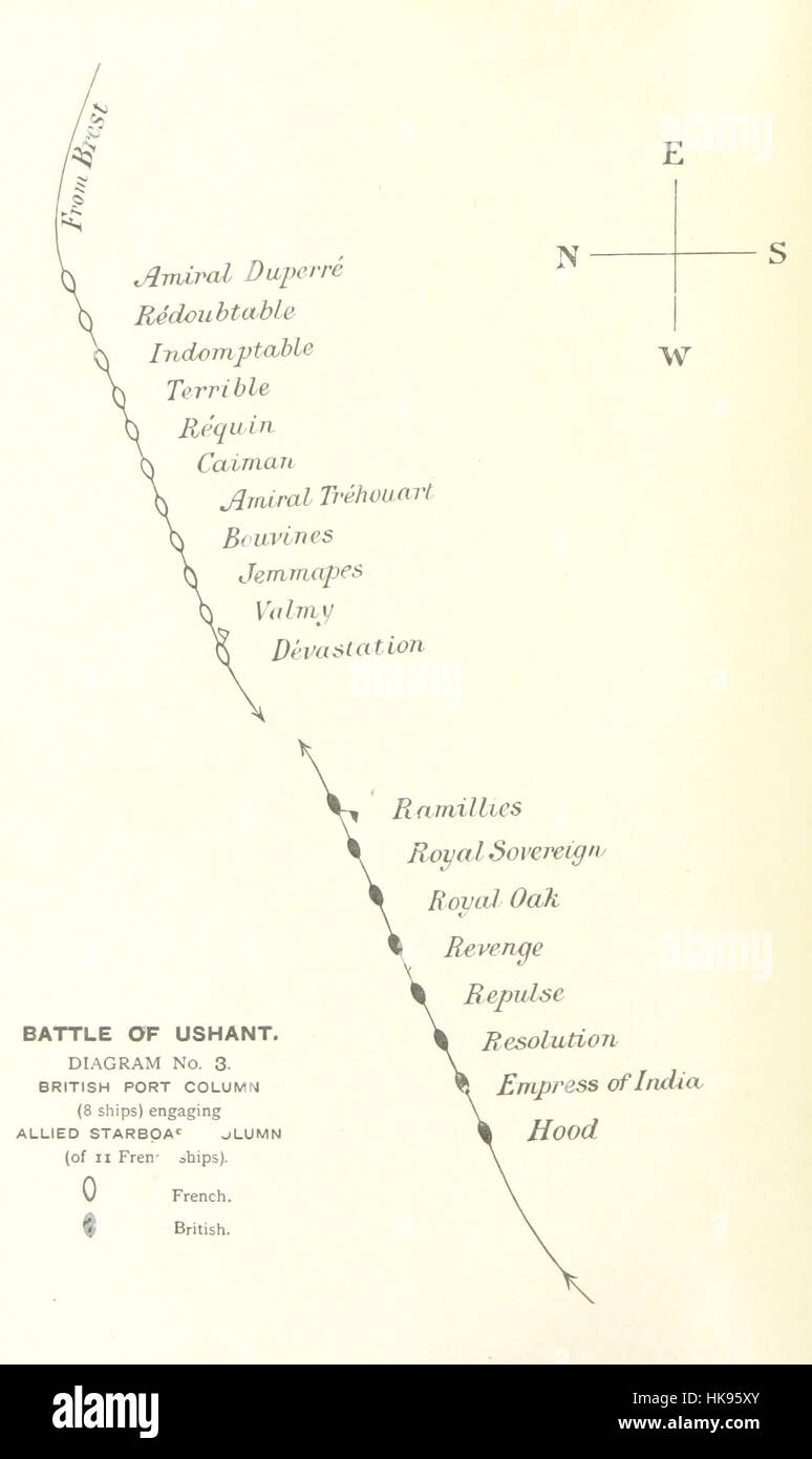 Ushant map hi-res stock photography and images - Alamy