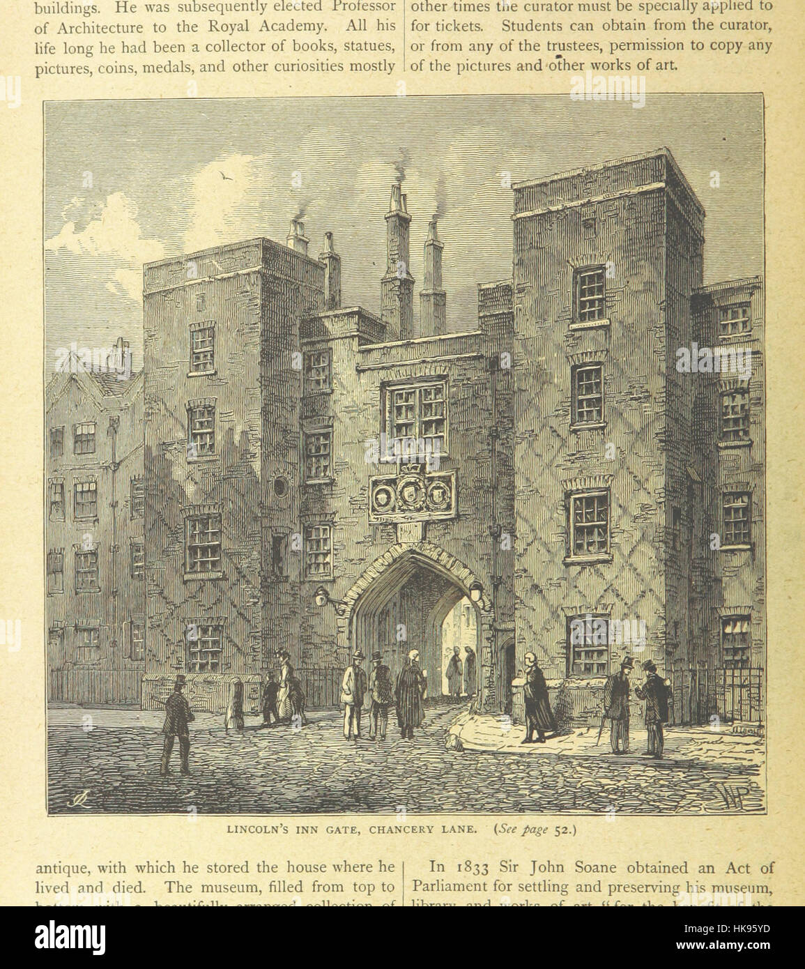 Image from page 70 of 'Old & New London', showing historical and modern ...