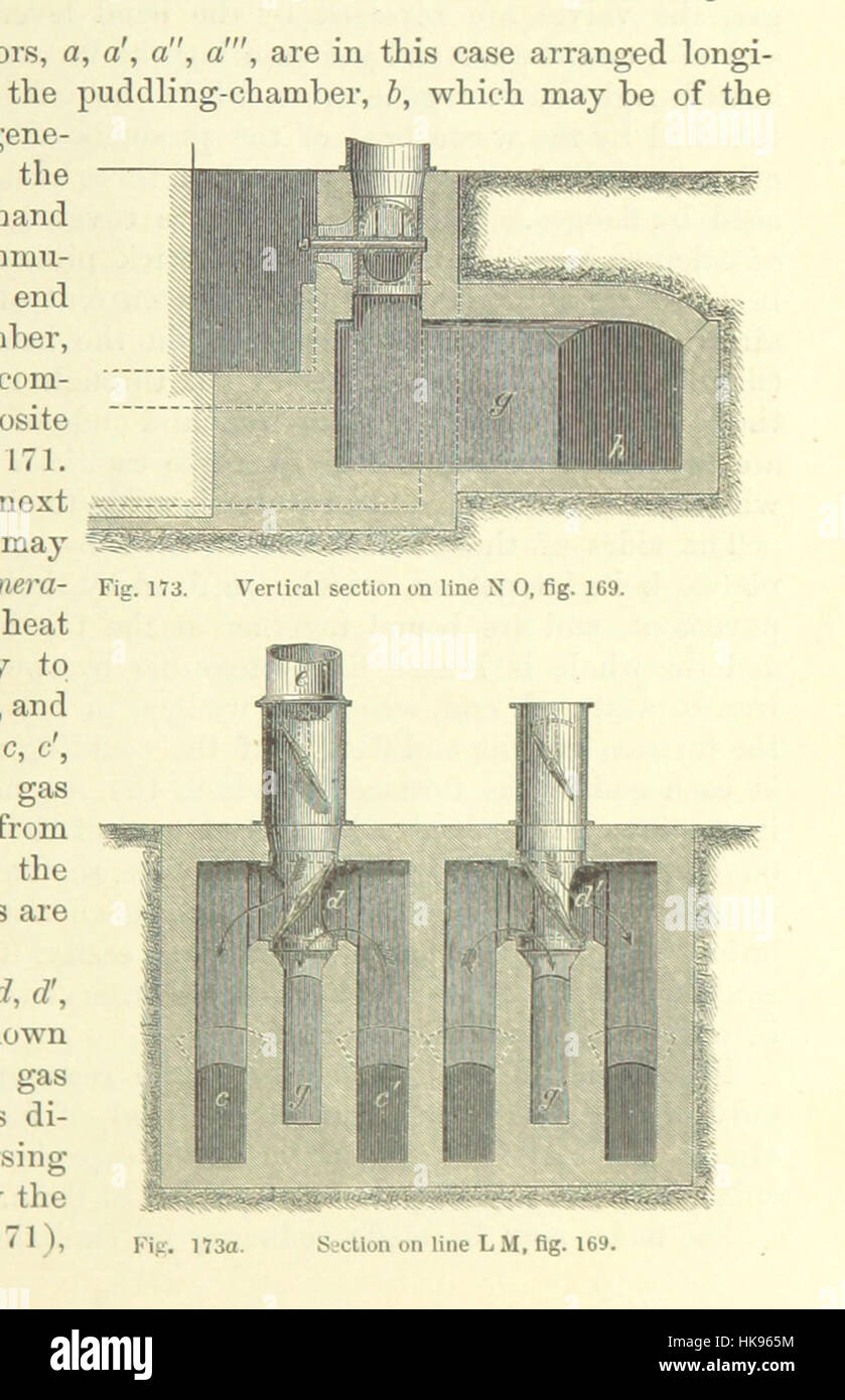 A page from 'Metallurgy,' describing the process of extracting metals ...