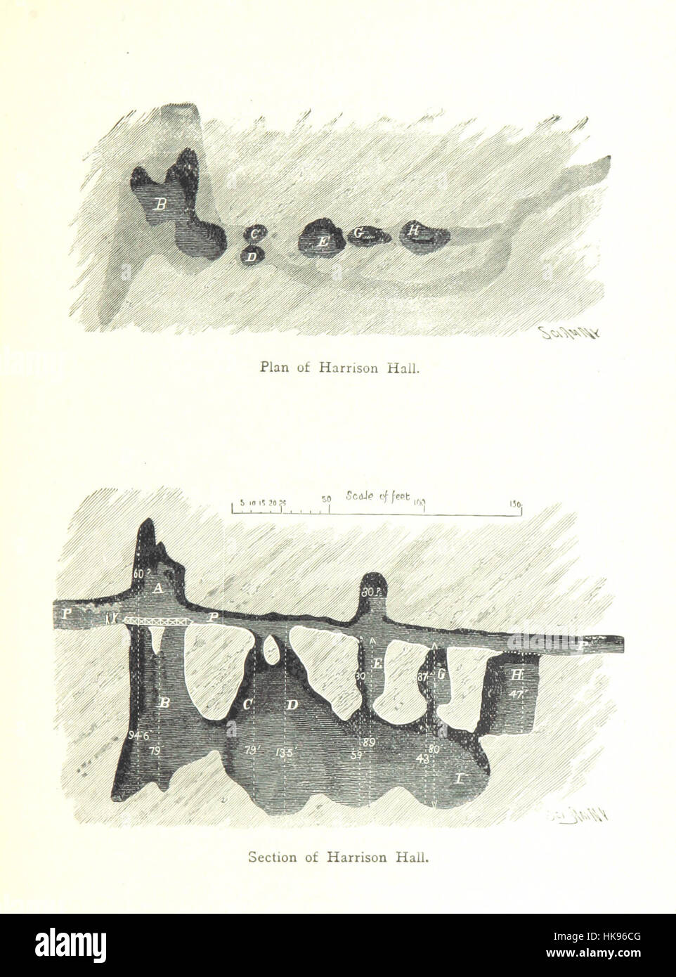 Image from 'The Mammoth Cave of Kentucky', showing an illustration of ...
