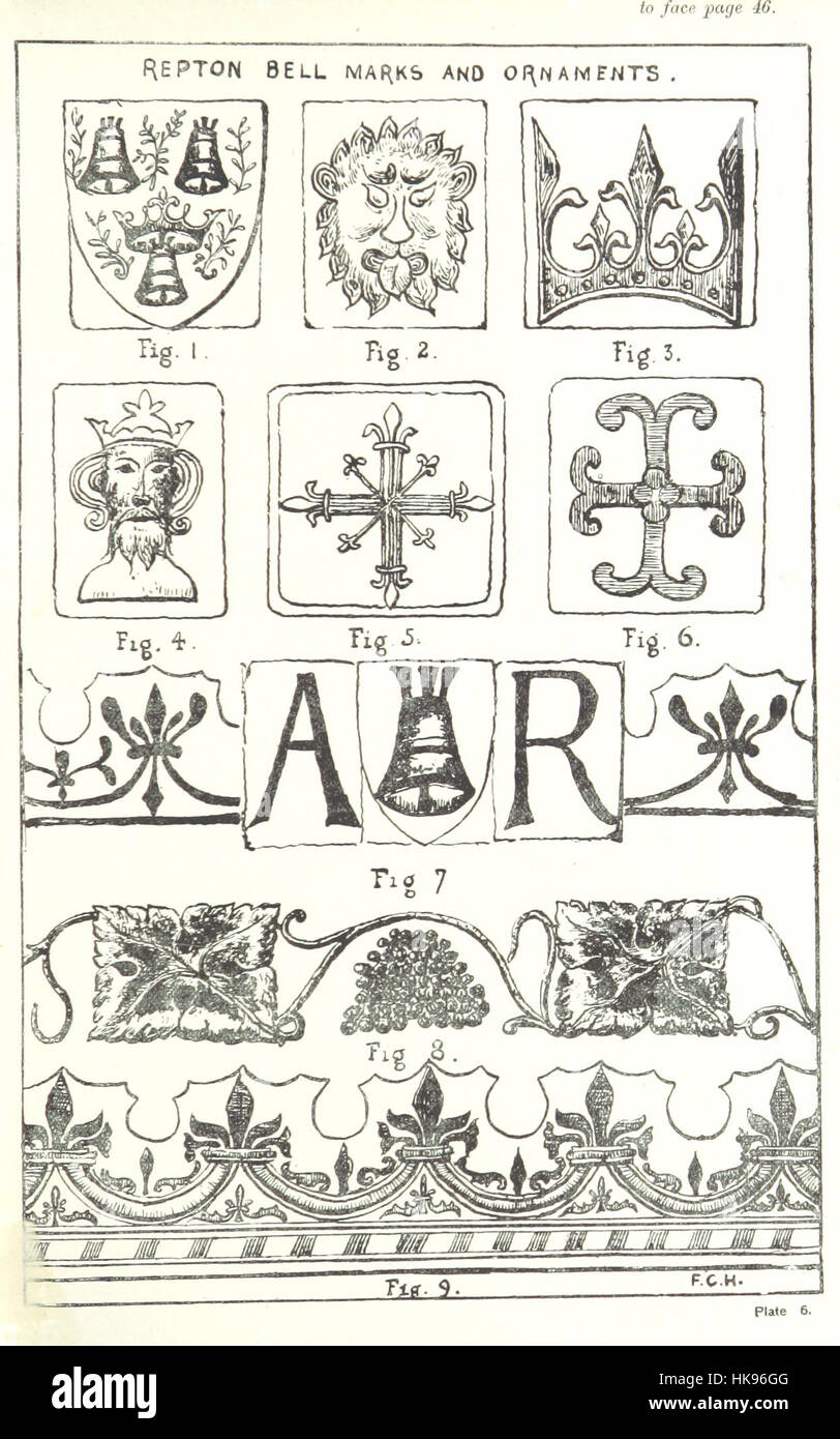 Image from 'Repton: Village, Abbey, Church, Priory, and School' showing ...