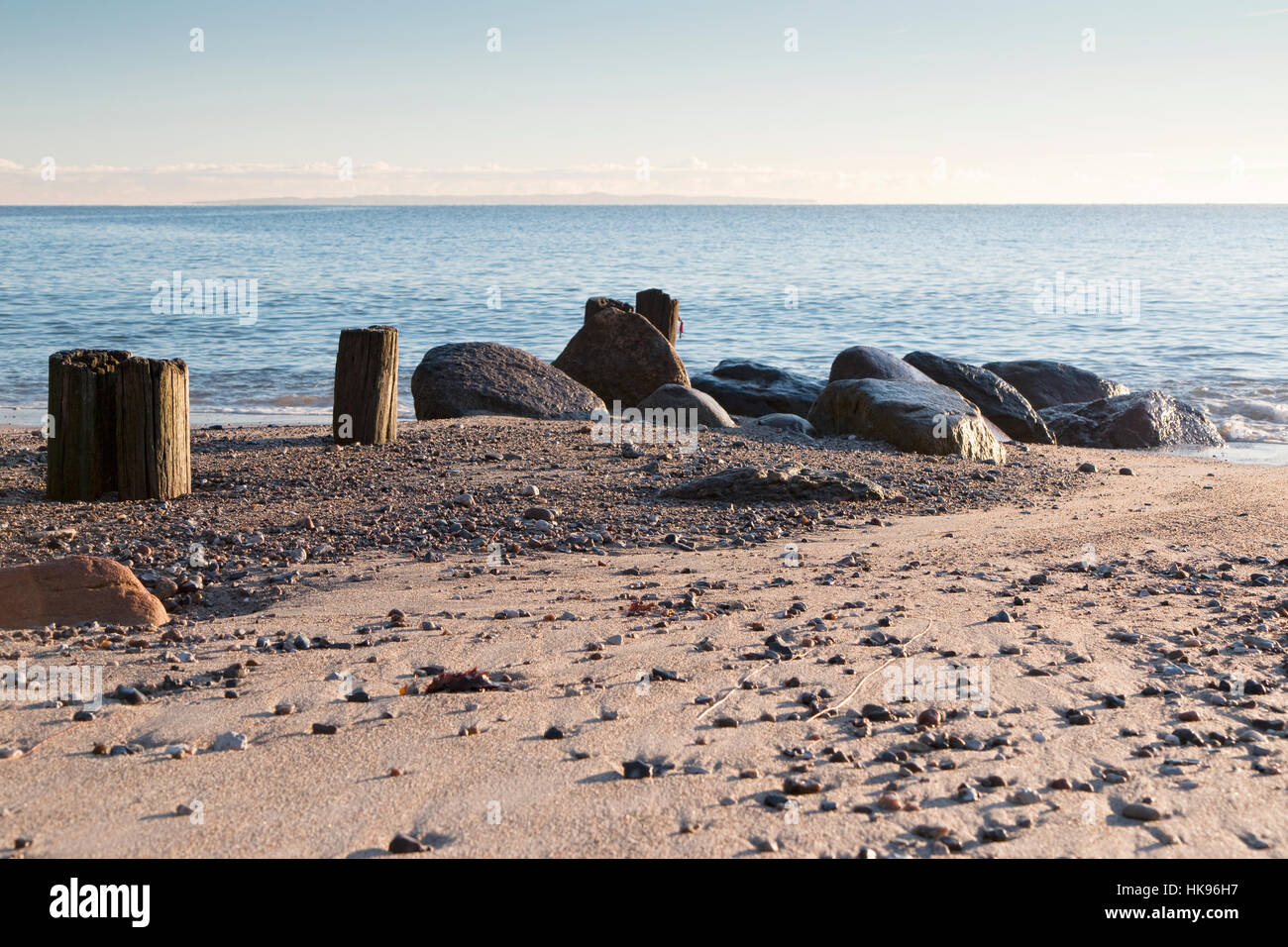 Rocks on a beach near Aarhus, Denmark Stock Photo - Alamy