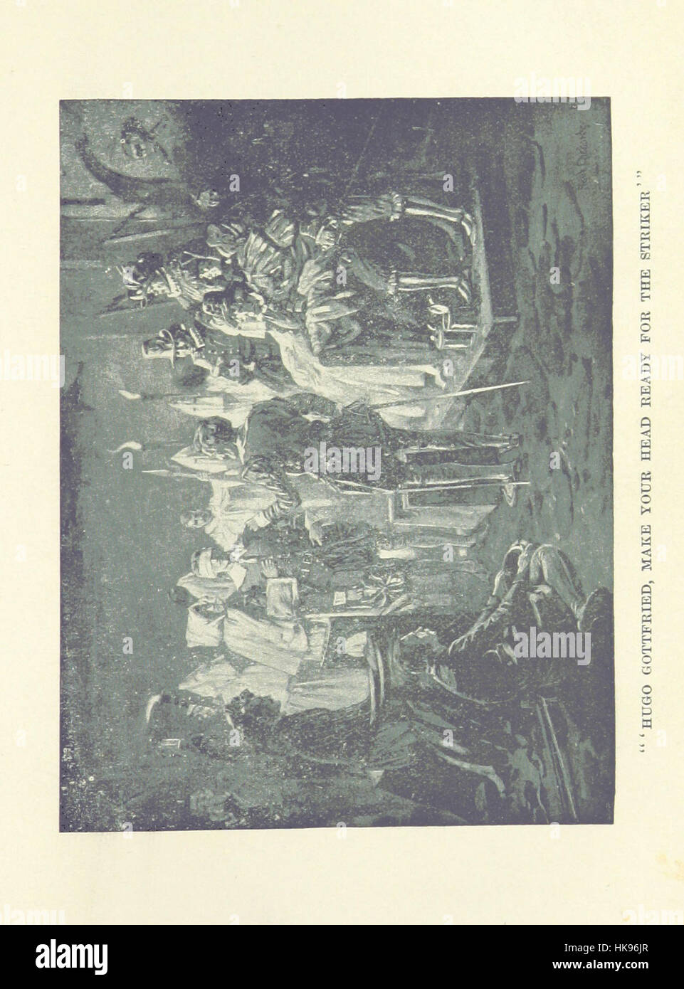 Illustration from 'The Red Axe', featuring scenes related to the novel ...