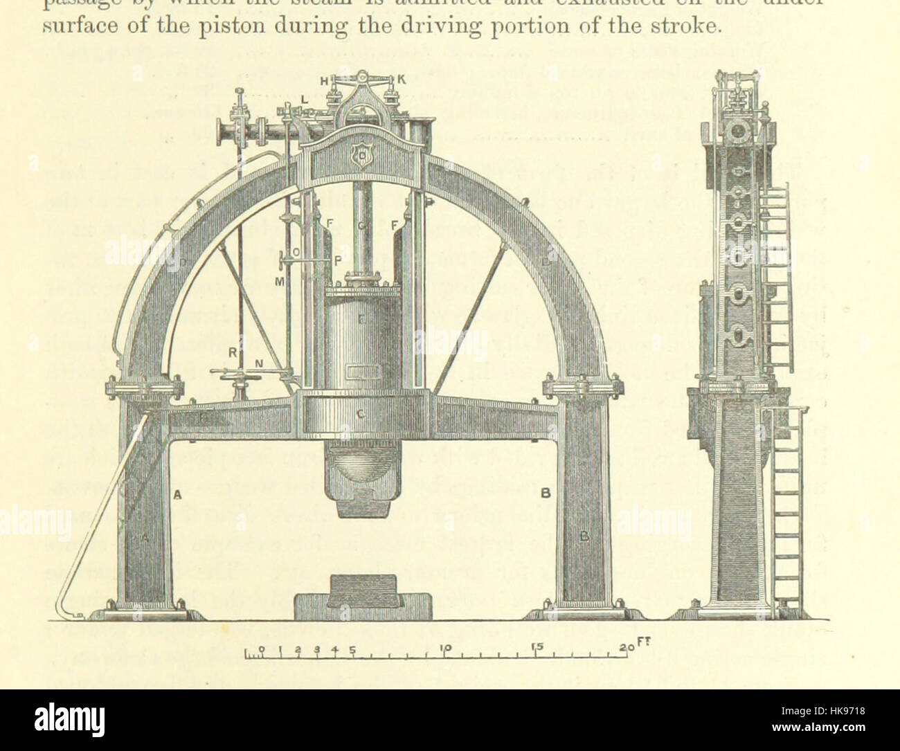 An illustration from 'Metallurgy', showing the processes involved in ...
