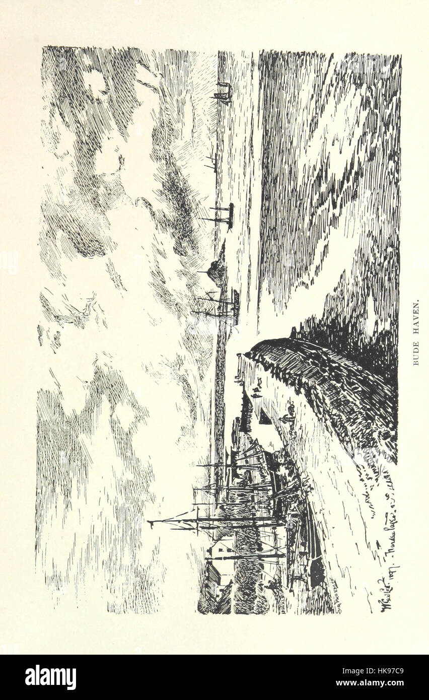 Photograph from 'The North Coast of Cornwall', depicting the scenery ...