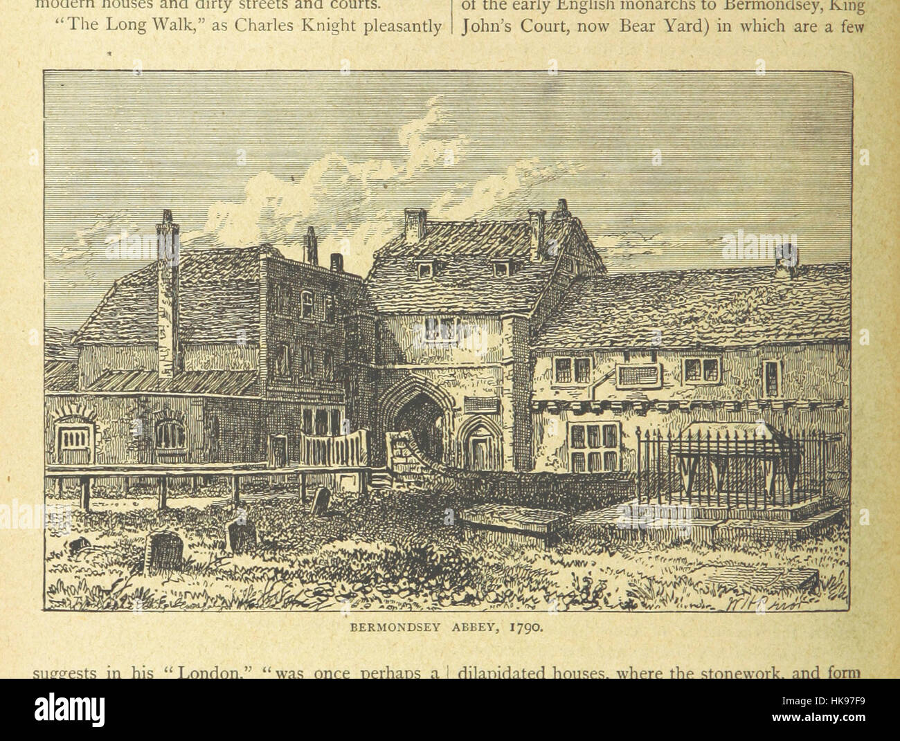 An image from 'Old & New London,' documenting the evolution of London ...