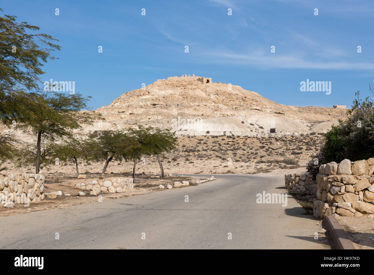 Avdat National Park in Southern Israel Stock Photo - Alamy