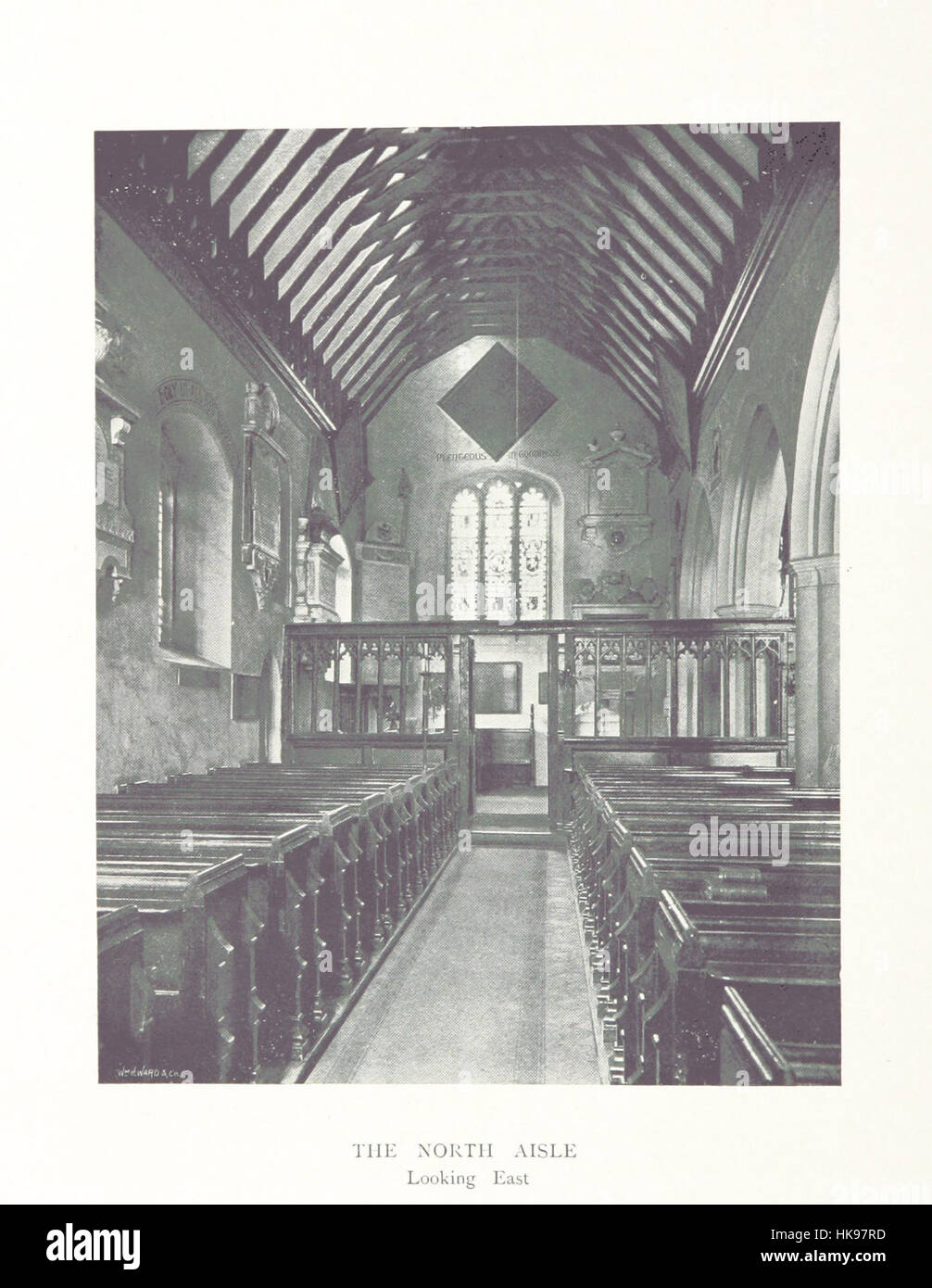 Illustration from 'The History of Chislehurst,' showing the church ...