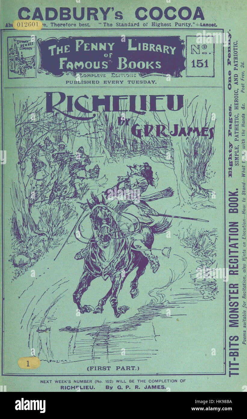 An image from 'The Penny Library of Famous Books', depicting a famous ...