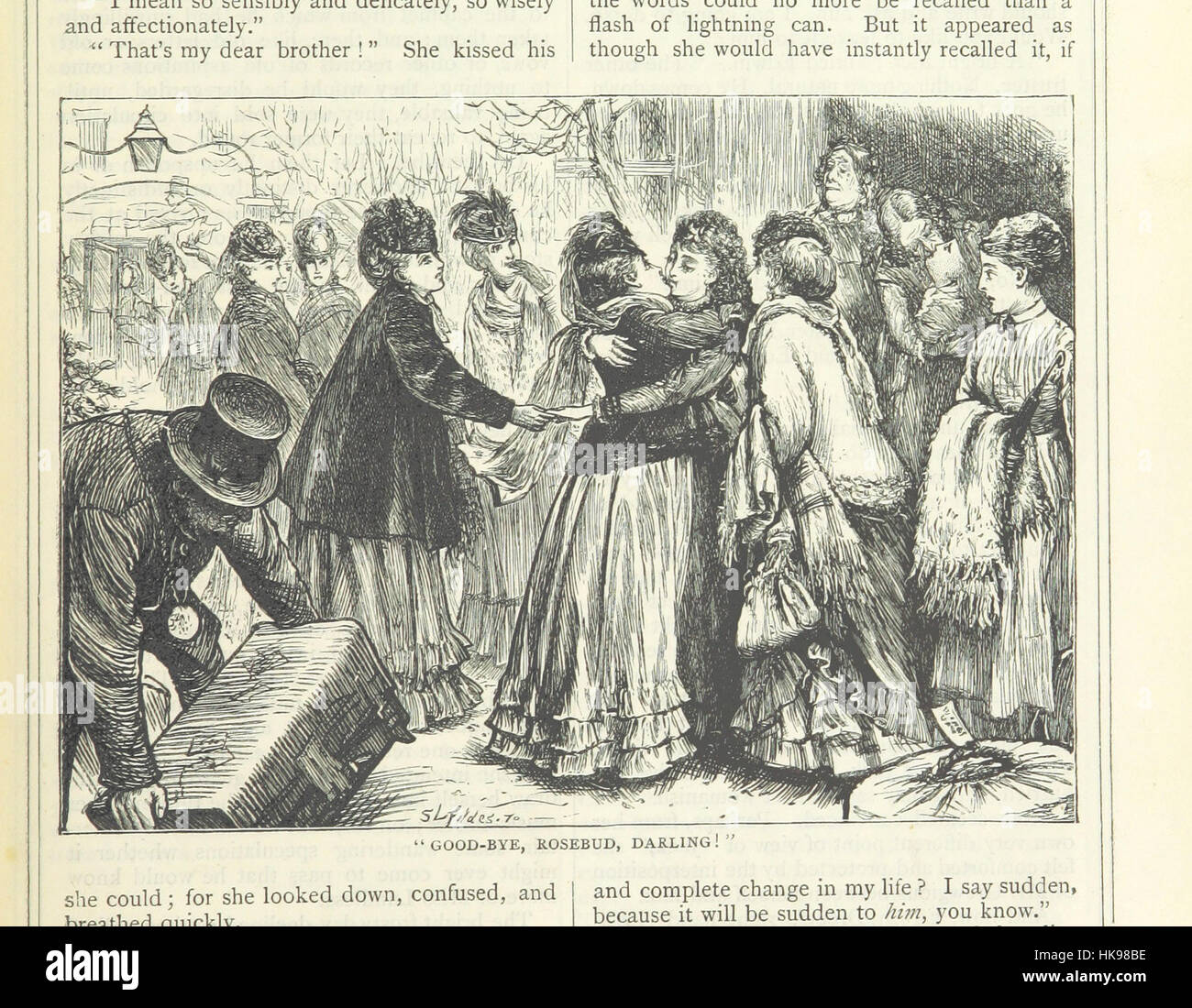 This image from 'The Works of Charles Dickens' illustrates a scene or ...