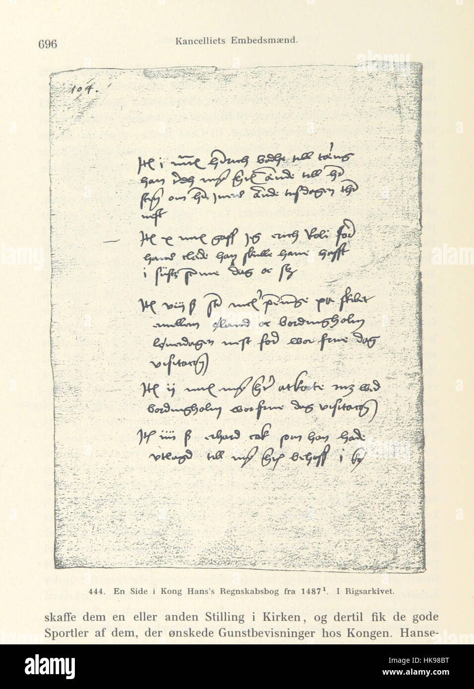 Illustration from 'Danmarks Riges Historie', depicting a historical account of Denmark’s royal ...