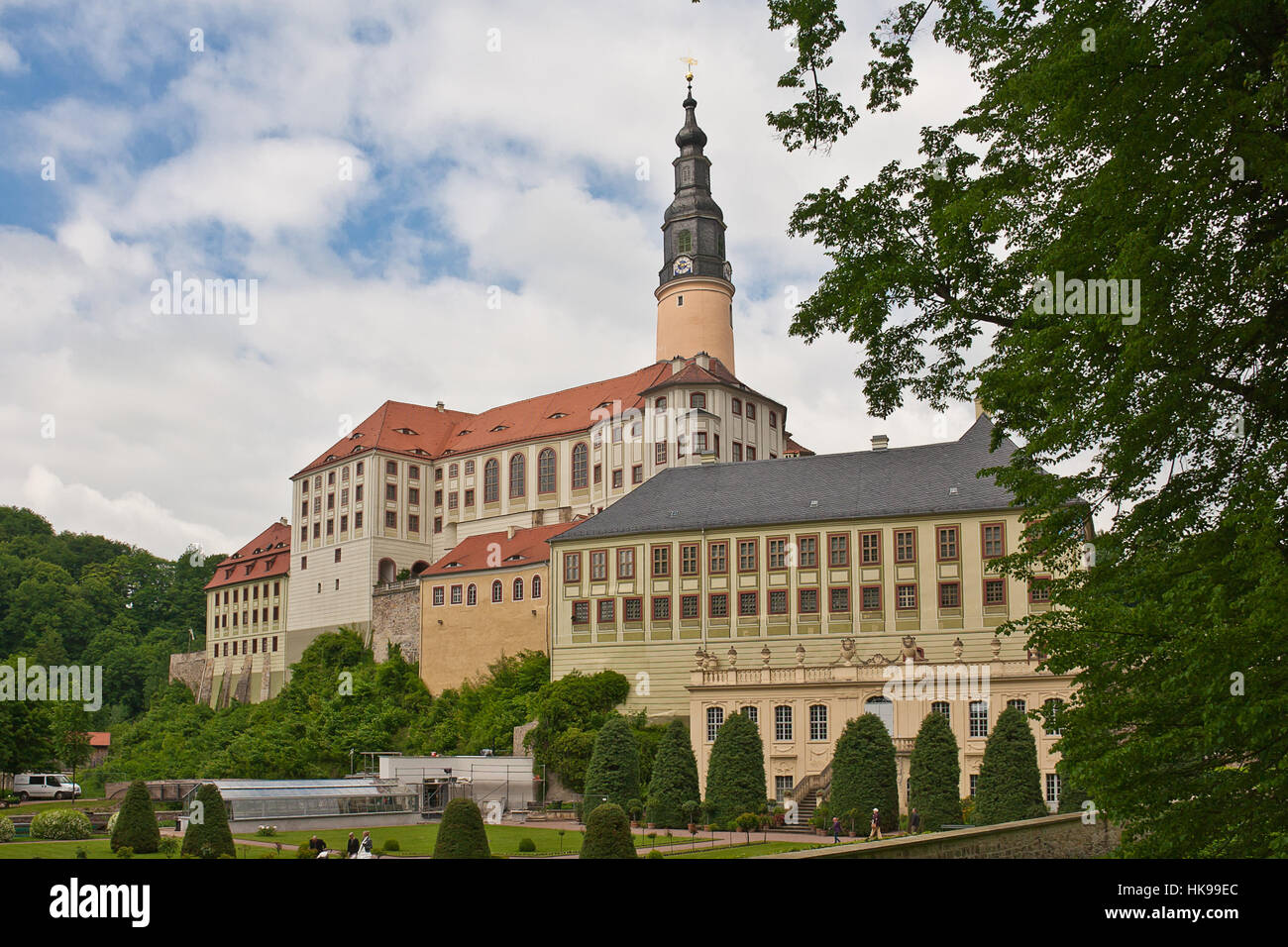 chateau, castle, tower, historical, saxony, building, chateau, castle ...