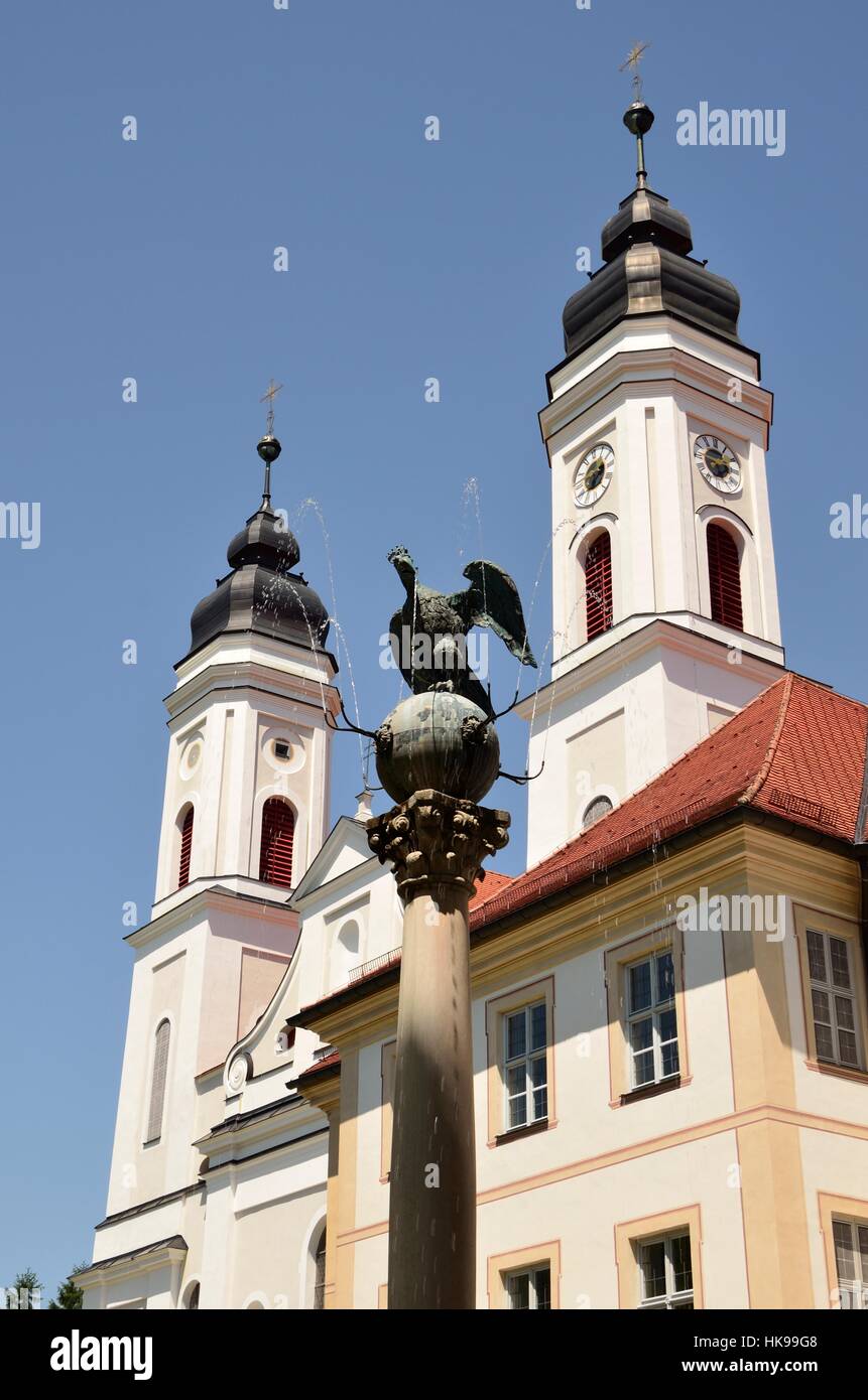 irsee monastery,monastery church Stock Photo - Alamy