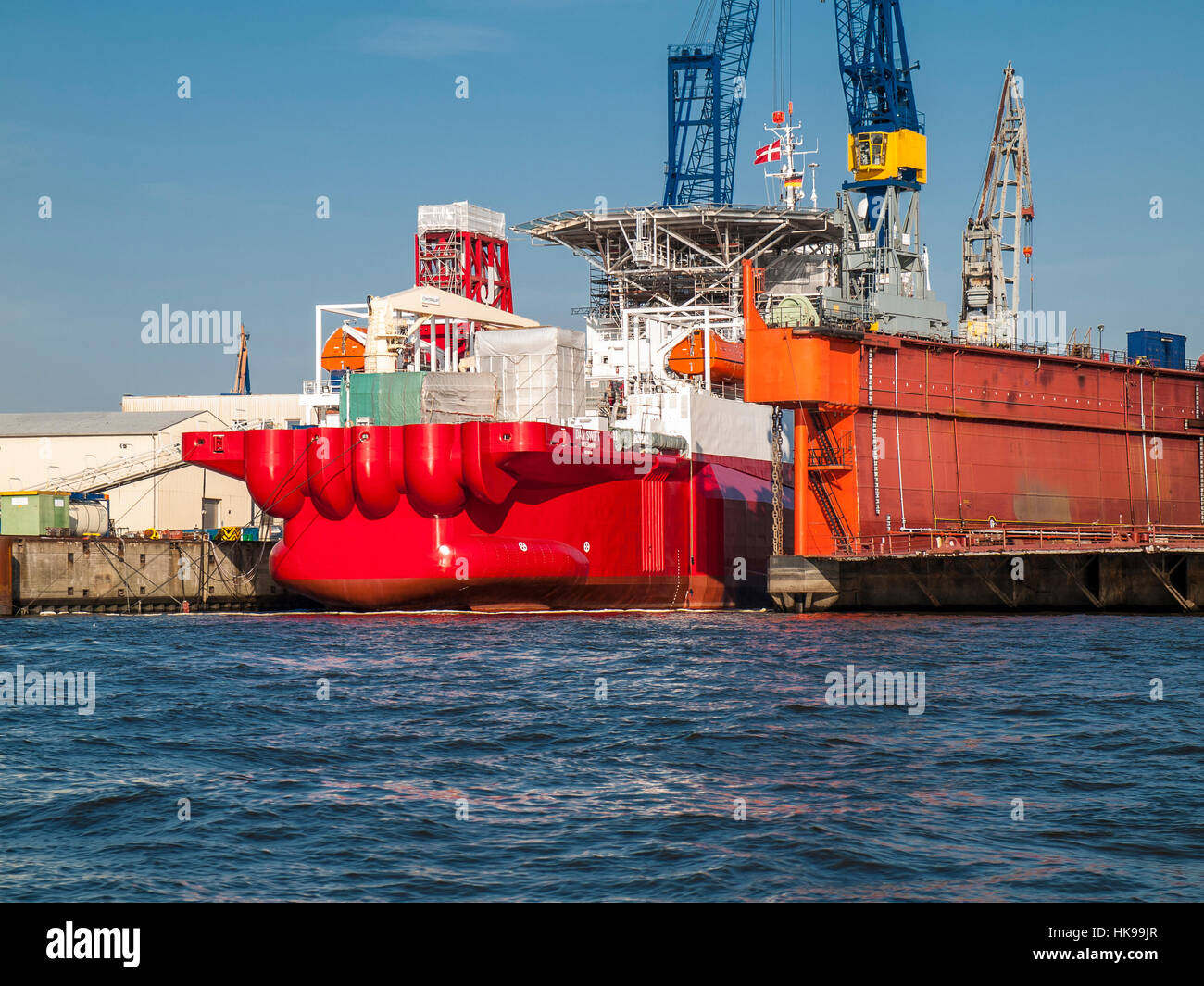 Blohm And Voss Shipyard Stock Photos & Blohm And Voss Shipyard Stock ...