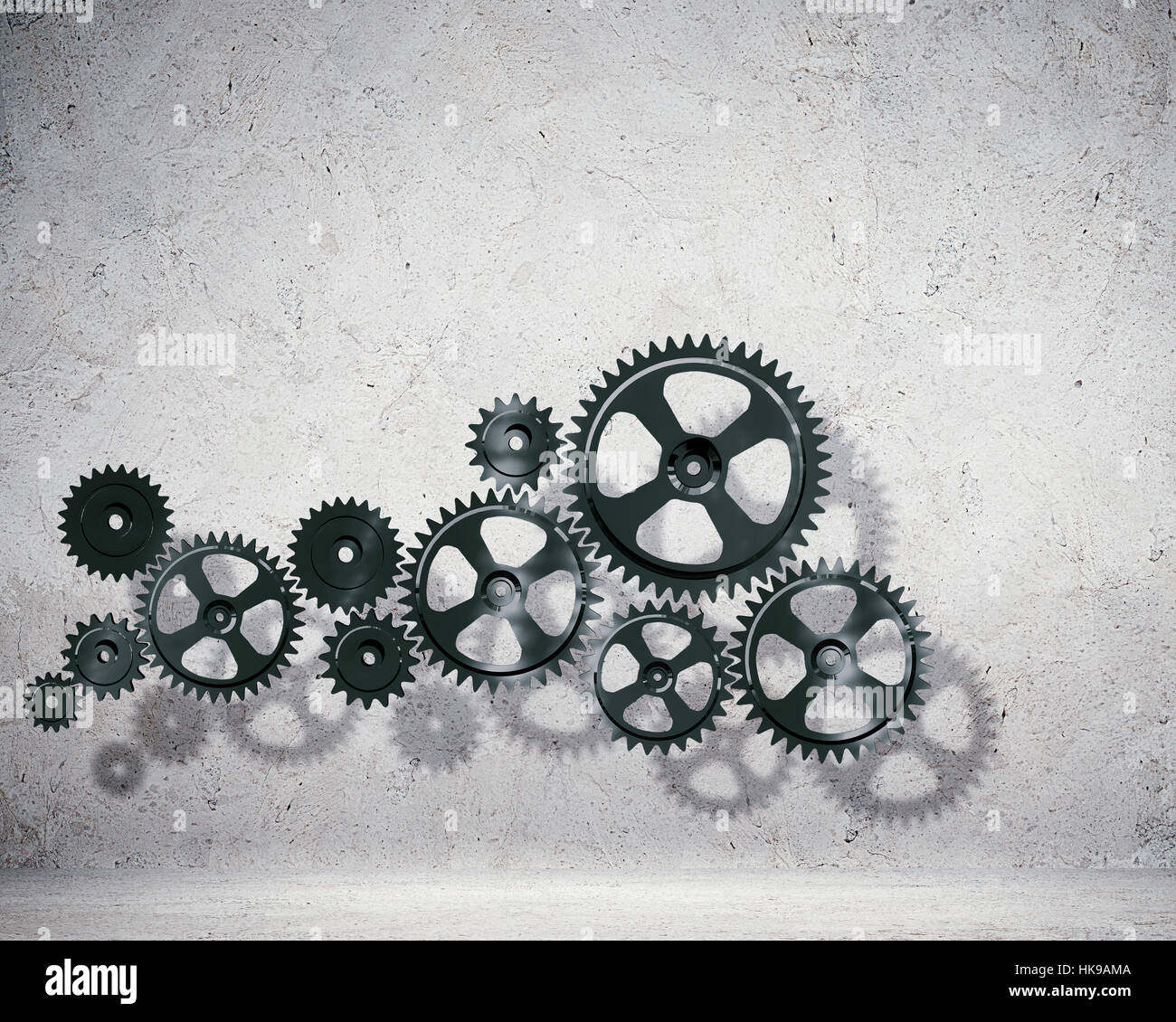 Cogwheel set hi-res stock photography and images - Alamy