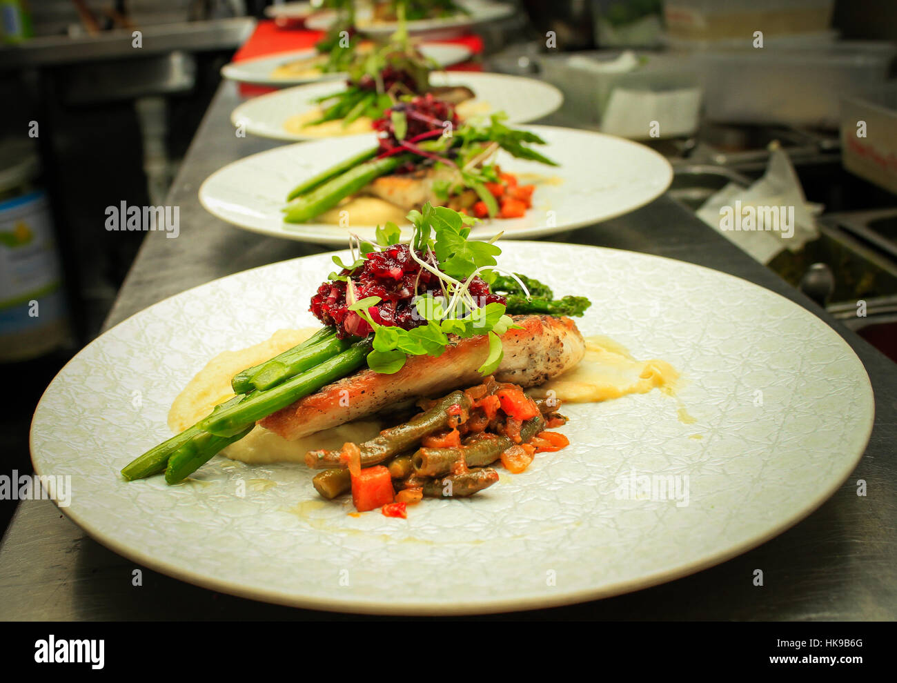 Fish dinner hi-res stock photography and images - Alamy