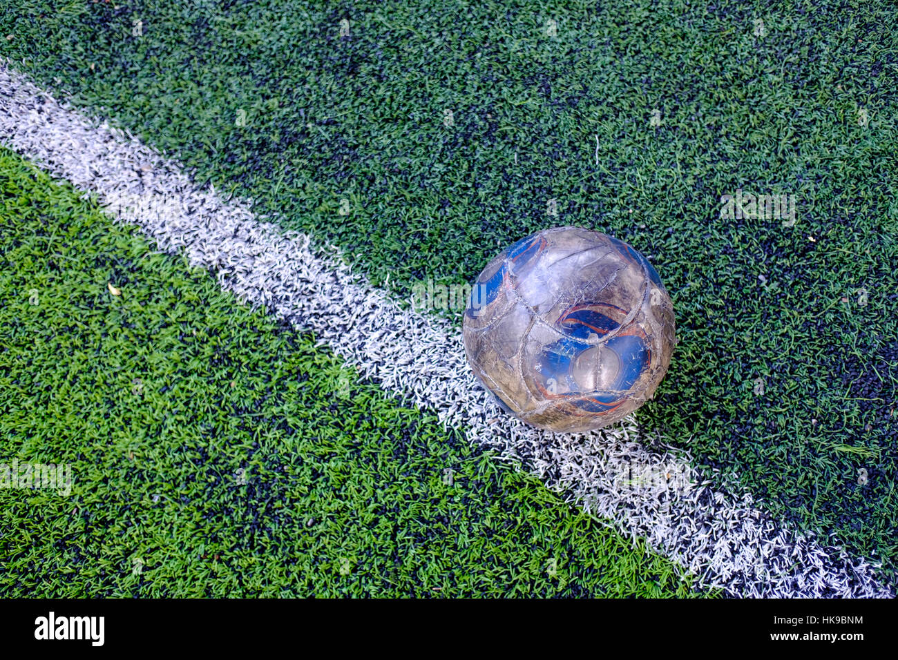 Lines on the football field Stock Photo - Alamy