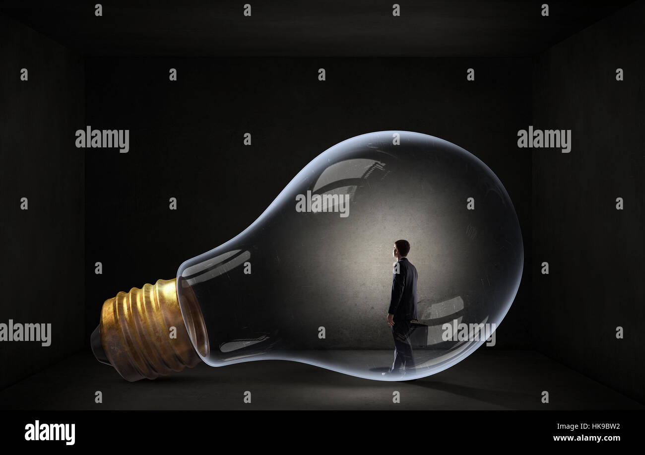 Hand holding big light hi-res stock photography and images - Alamy