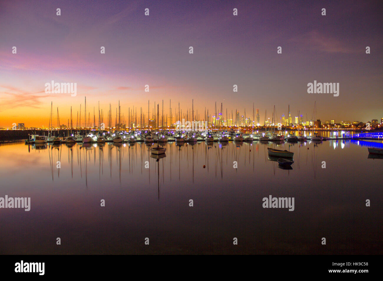 amazing melbourne view Stock Photo - Alamy