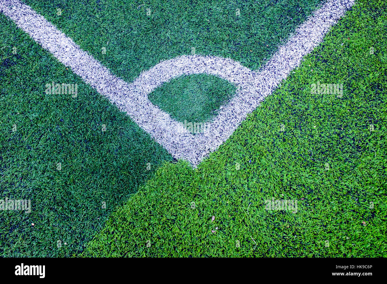 Lines on the football field Stock Photo - Alamy