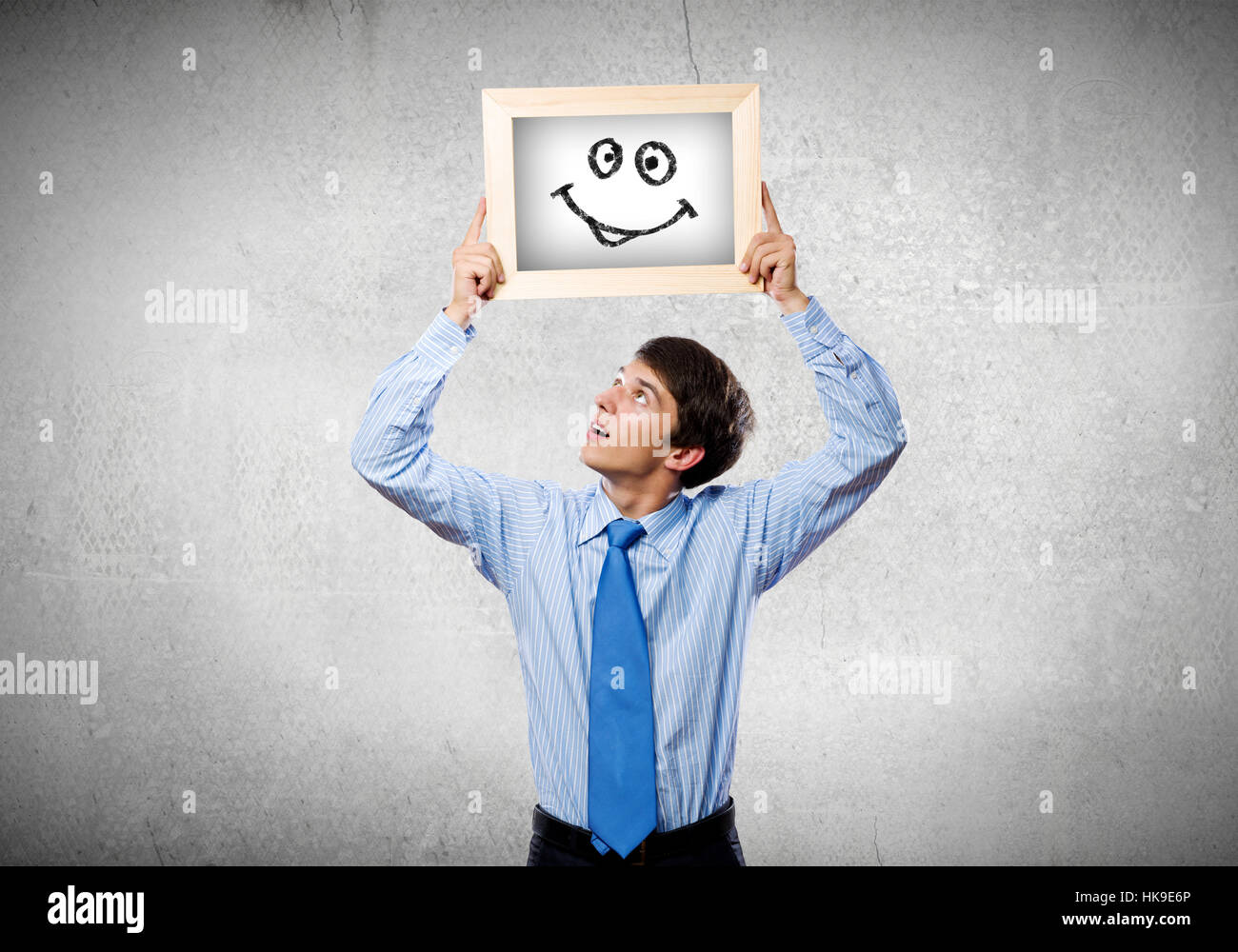 Hand drawn young happy hi-res stock photography and images - Alamy