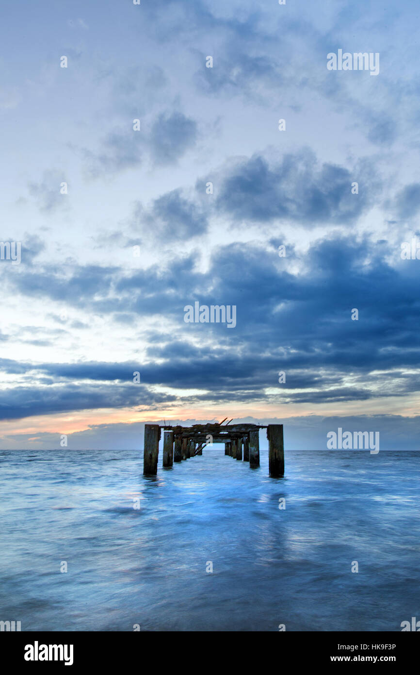 Remains of a jetty still survive next to Wolferton Creek Featuring ...