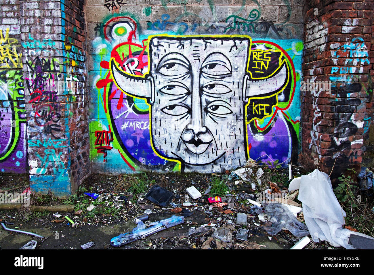 Colorful Street Art Festival