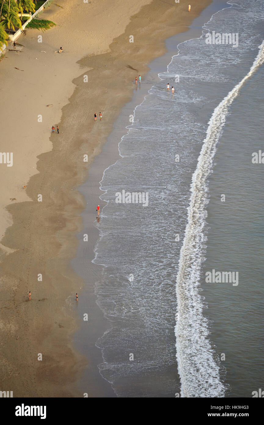 Wave is coming to the beach Stock Photo - Alamy