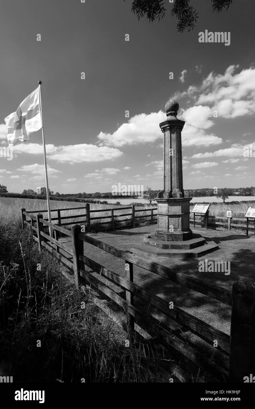 The Cromwell Monument above Broadmoor farm, Battle of Naseby memorial ...