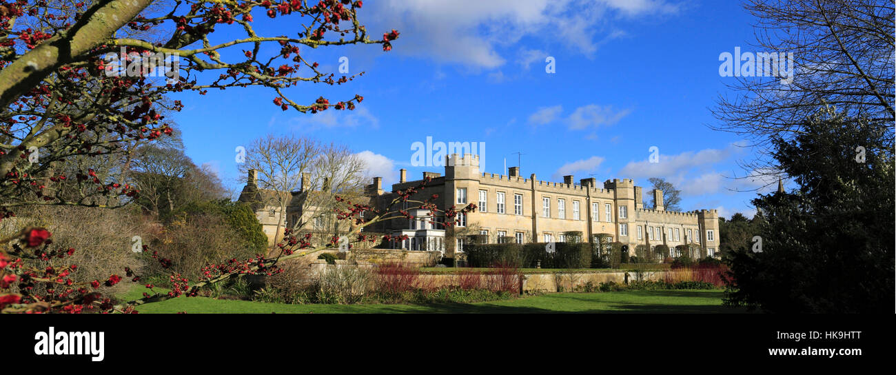 The house at Deene Park, the seat of the Brudenell family since 1514 ...