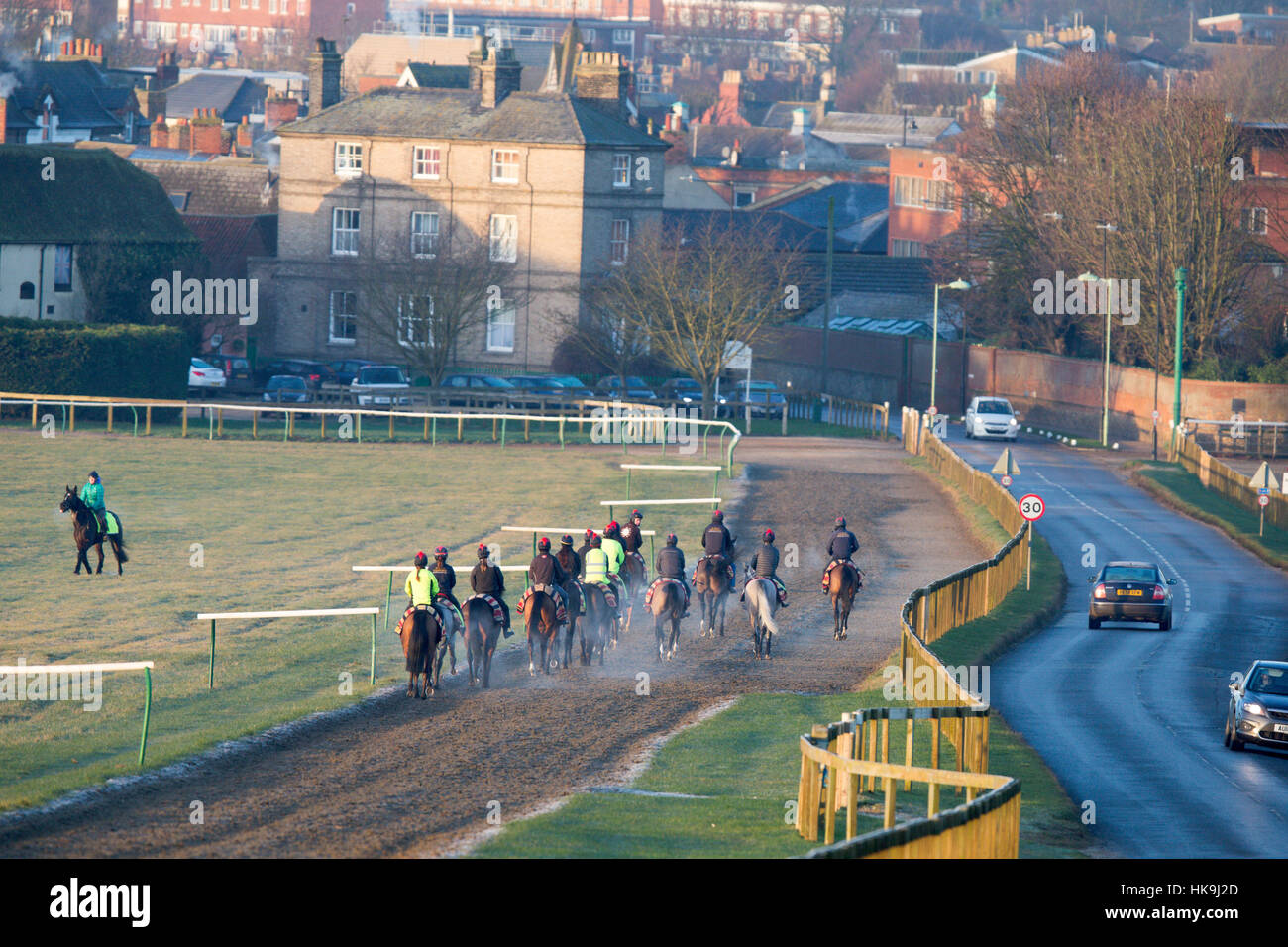 Newmarket heath gallops hi-res stock photography and images - Alamy