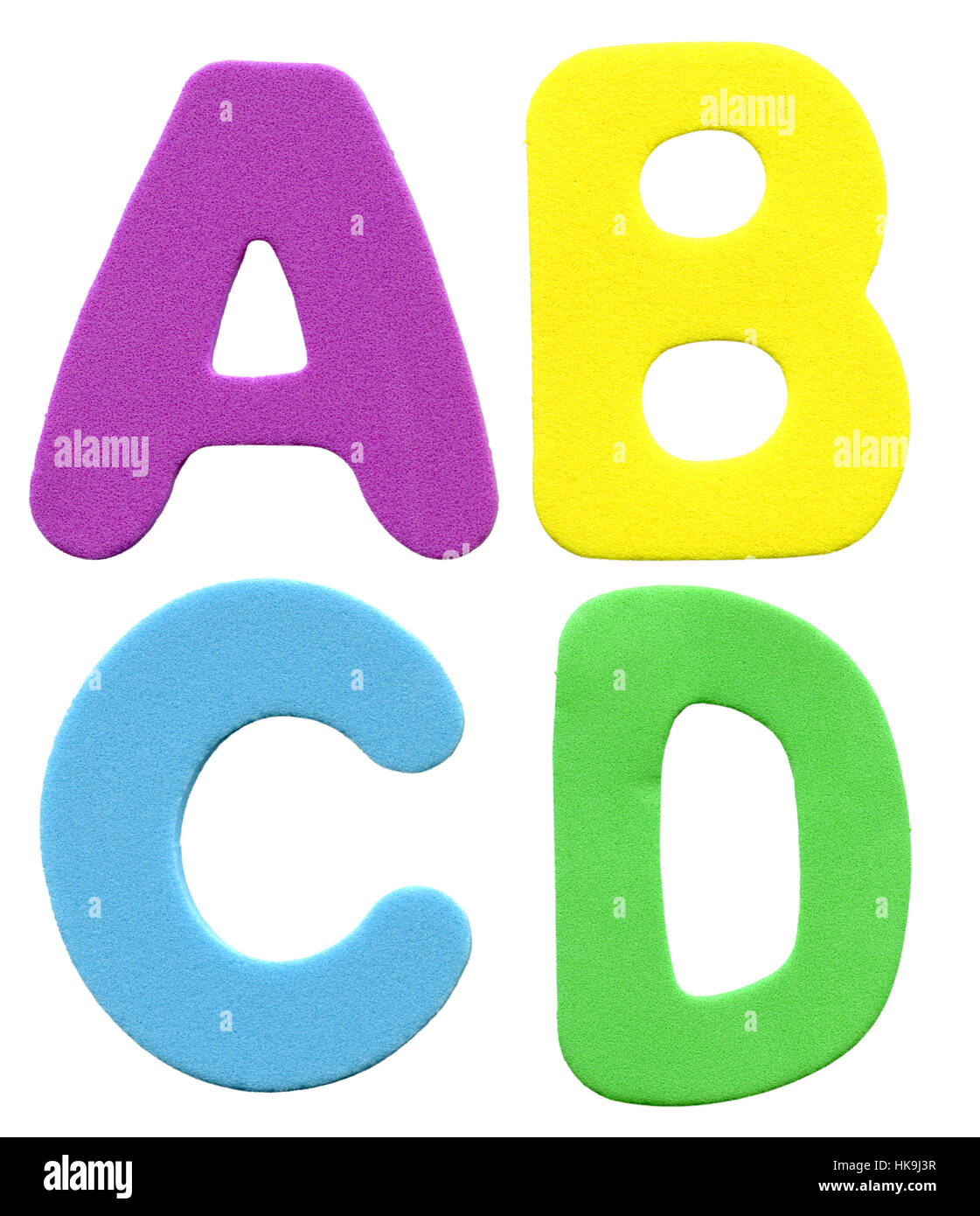 Foam letters hi-res stock photography and images - Alamy
