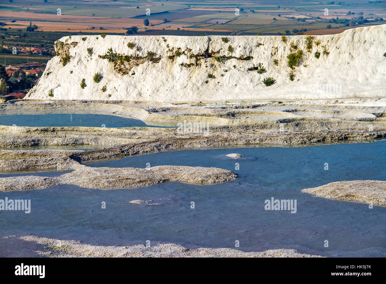 Limestone Terraces At Pamukkale Turkey Stock Photo - Alamy
