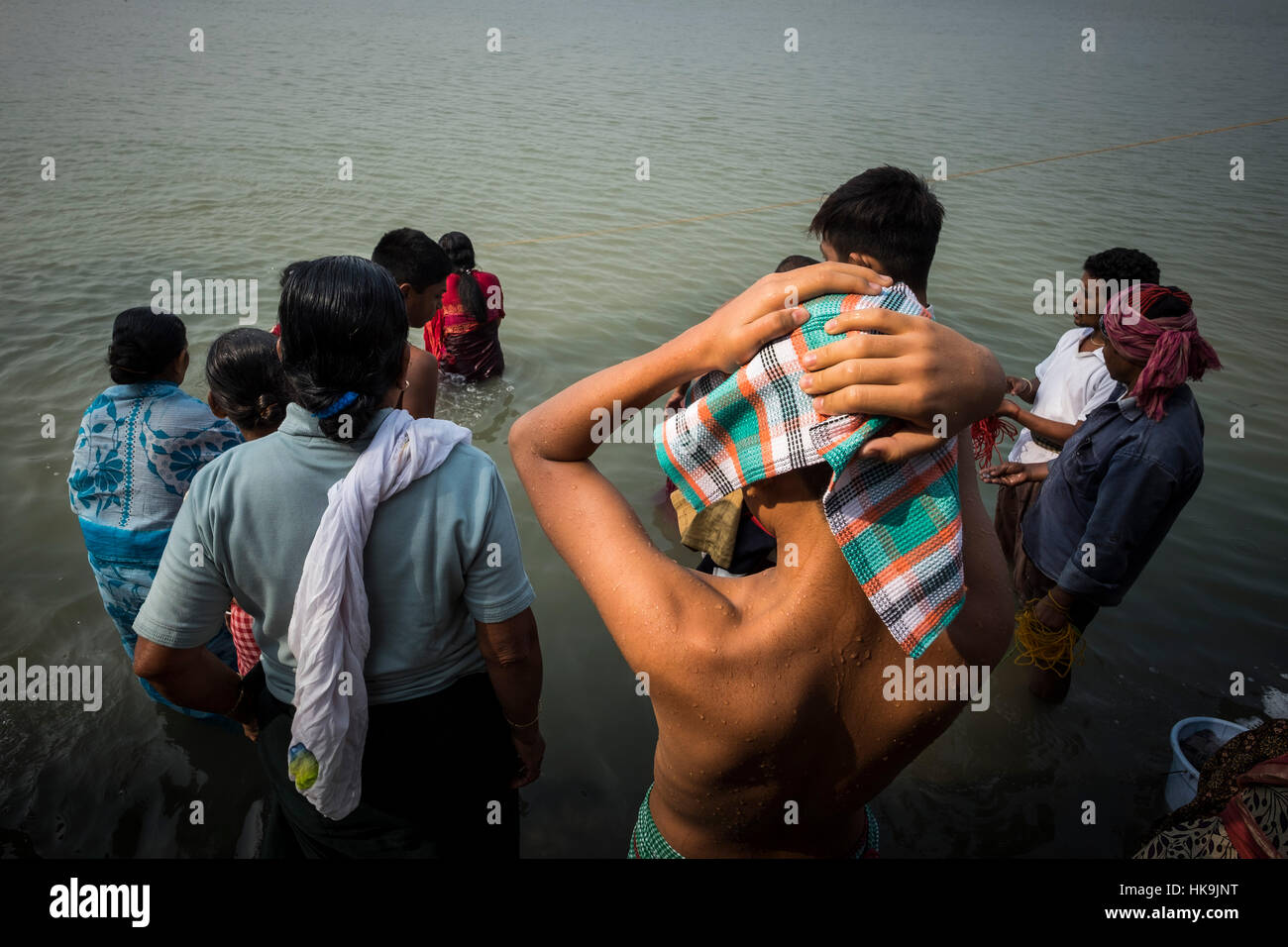 India, West Bengal, Kolkata, Hughli river, daily life Stock Photo - Alamy