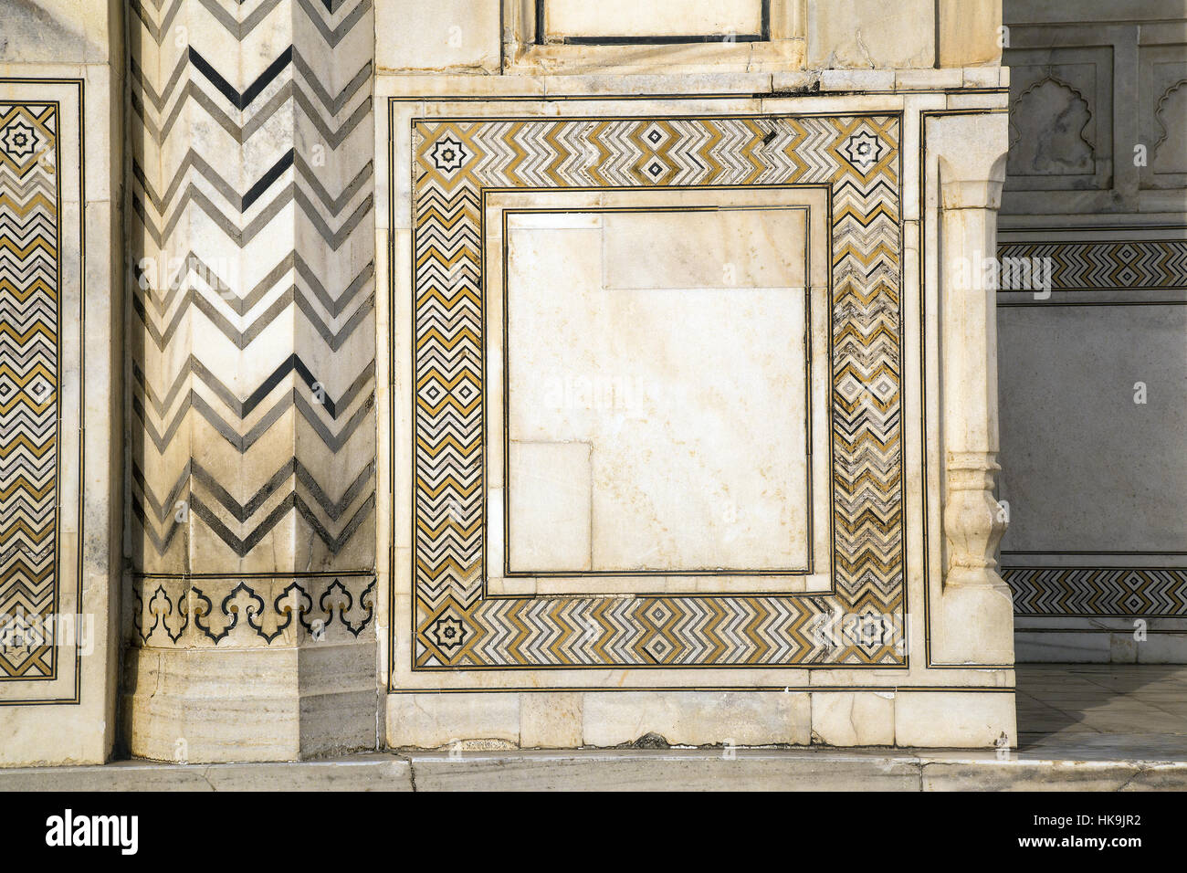 The Taj Mahal is an ivory-white marble mausoleum on the south bank of ...