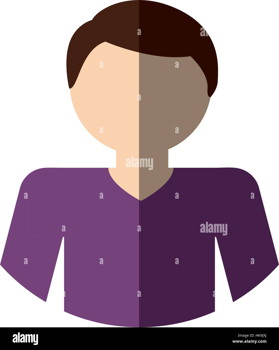 man father parent family with shadow vector illustration eps 10 Stock ...
