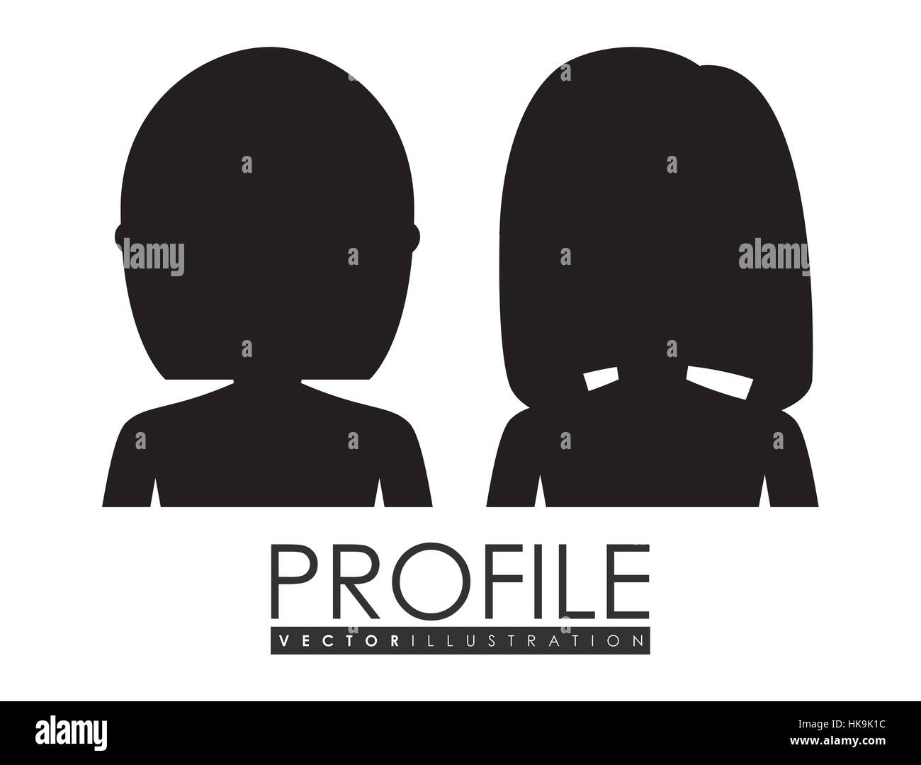 black silhouette user profile icon image vector illustration design ...