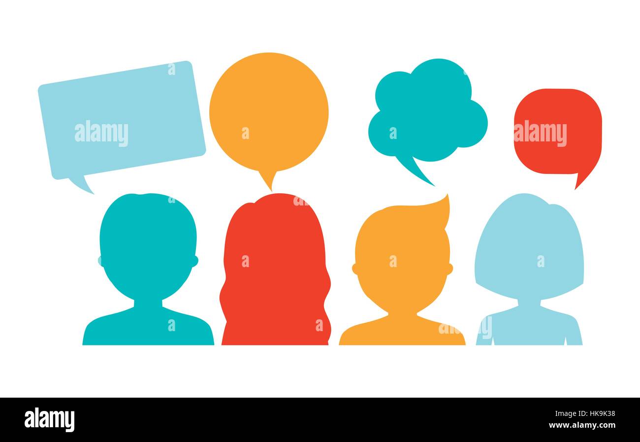 people having conversation icon image Stock Vector Image & Art - Alamy