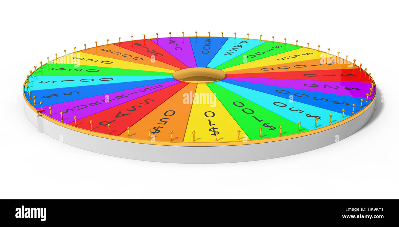 wheel of luck Stock Photo - Alamy