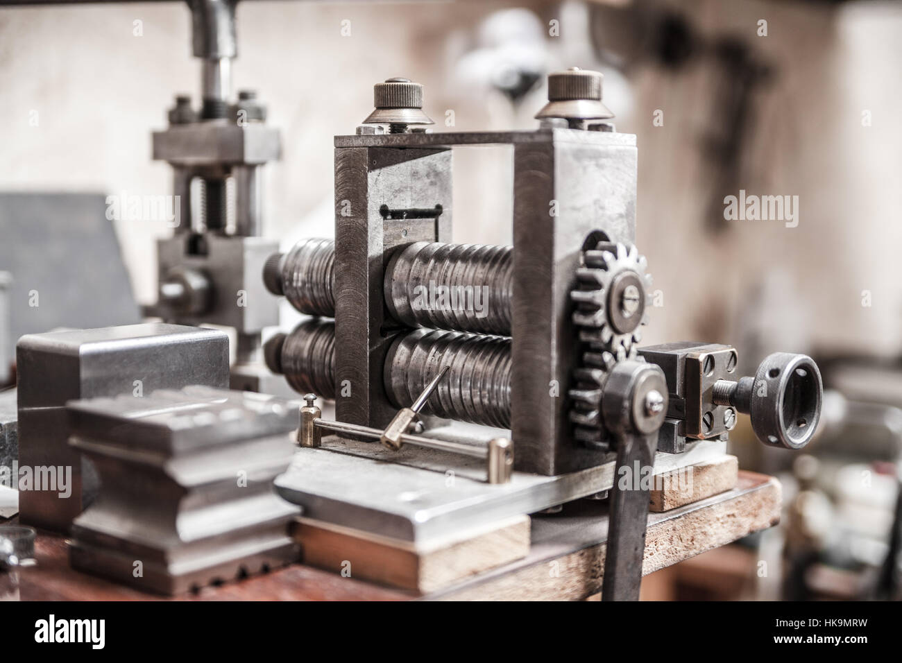 Press machine rolling mill hi-res stock photography and images - Alamy