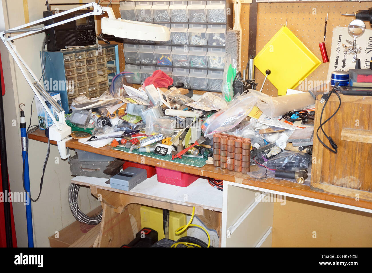 Cluttered Workbench