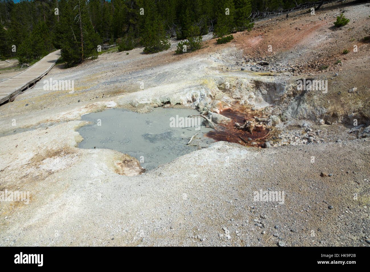 Norris Geyser Basin, Yellowstone National Park, Wyoming, USA Stock ...