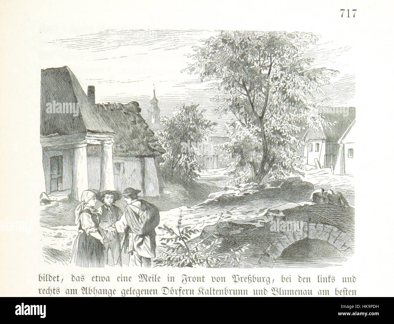 An illustration from 'Der deutsche Krieg von 1866', depicting scenes ...
